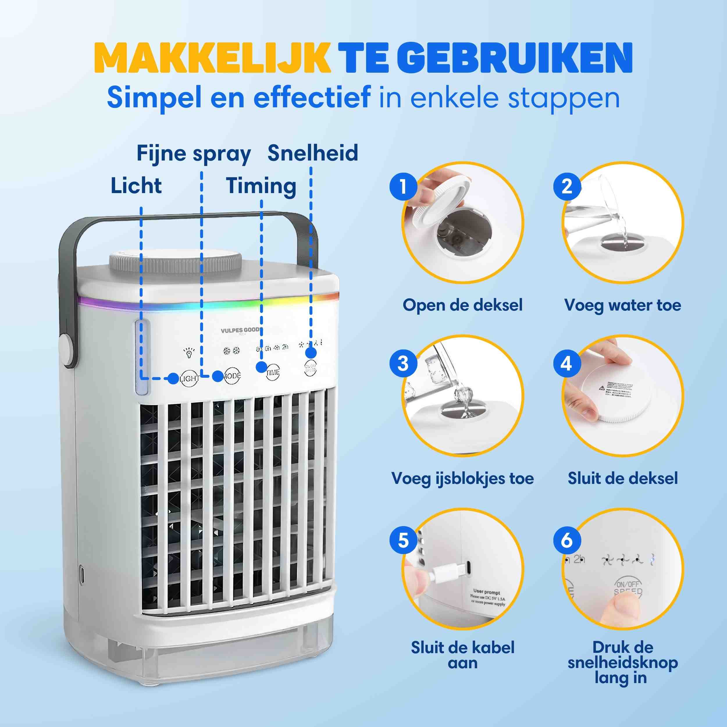 Mini Airco PRO - Vulpes Goods