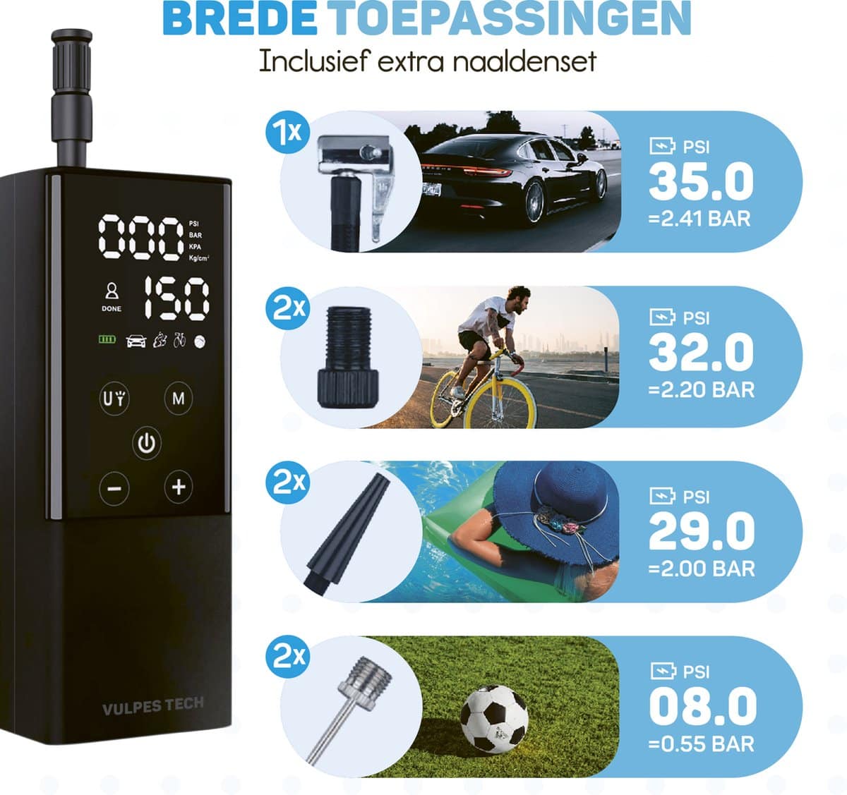 Fietspomp Luchtcompressor - Vulpes Goods