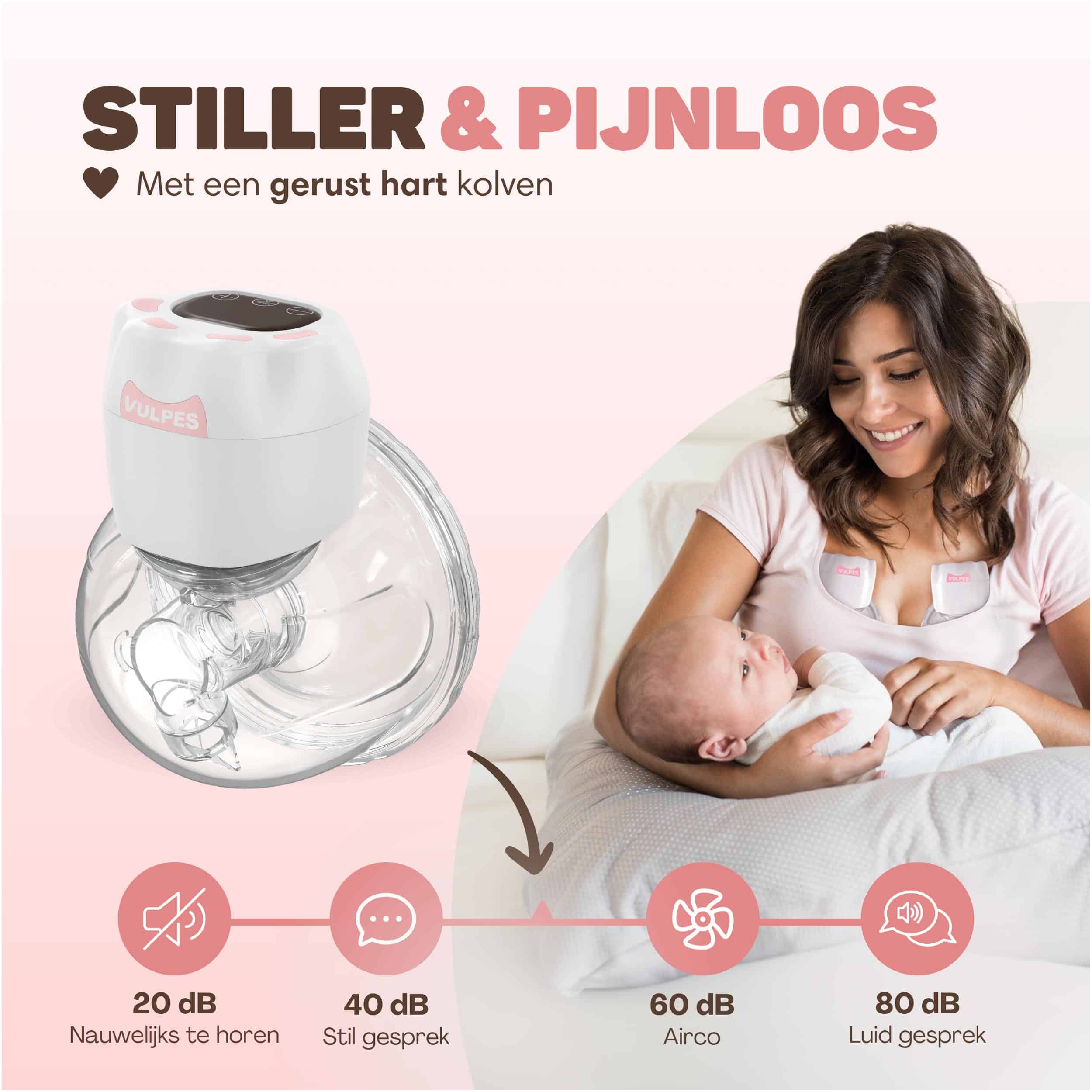 Elektrische Draadloze Borstkolf - 2 stuks - Vulpes Goods