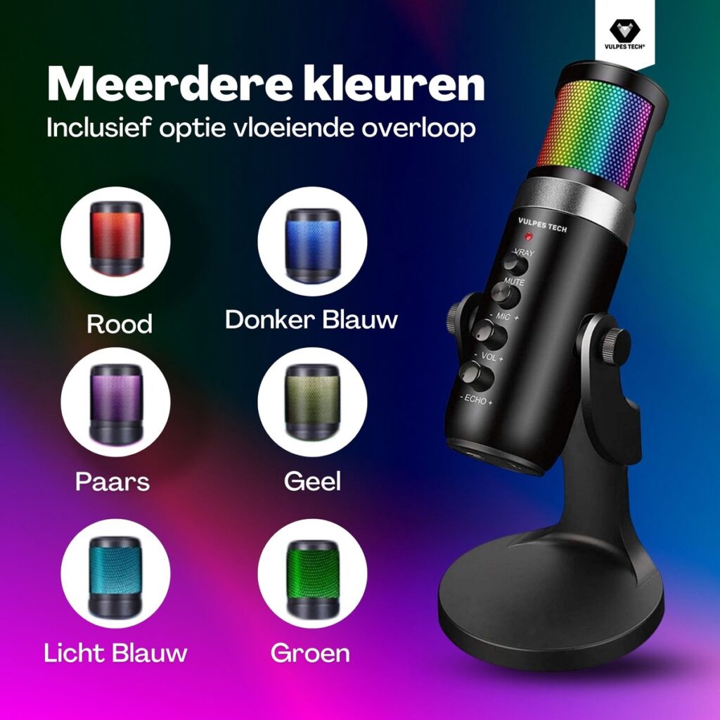 USB Microfoon met Standaard - Vulpes Goods