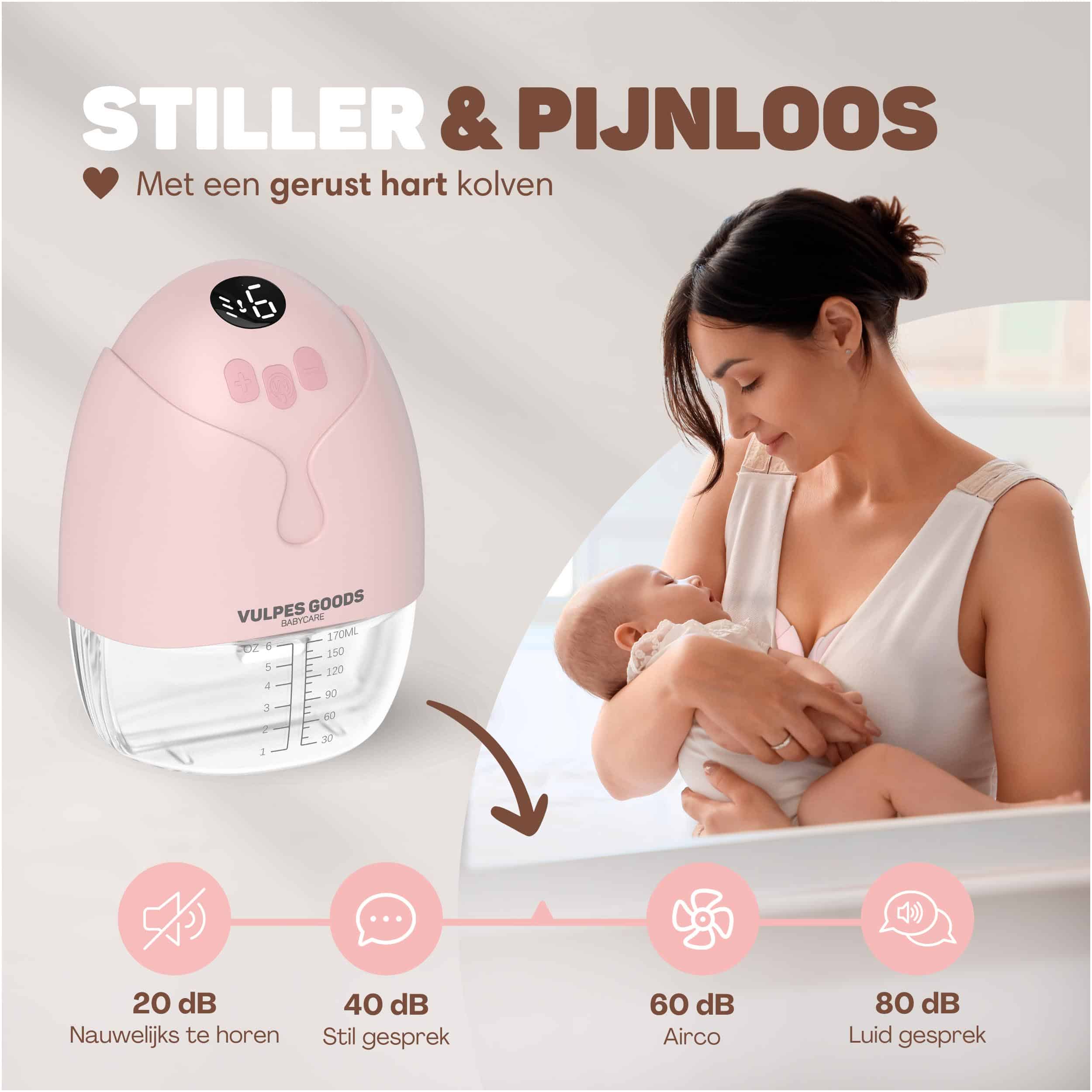 Elektrische Draadloze Borstkolf MAX - 2 stuks - Vulpes Goods