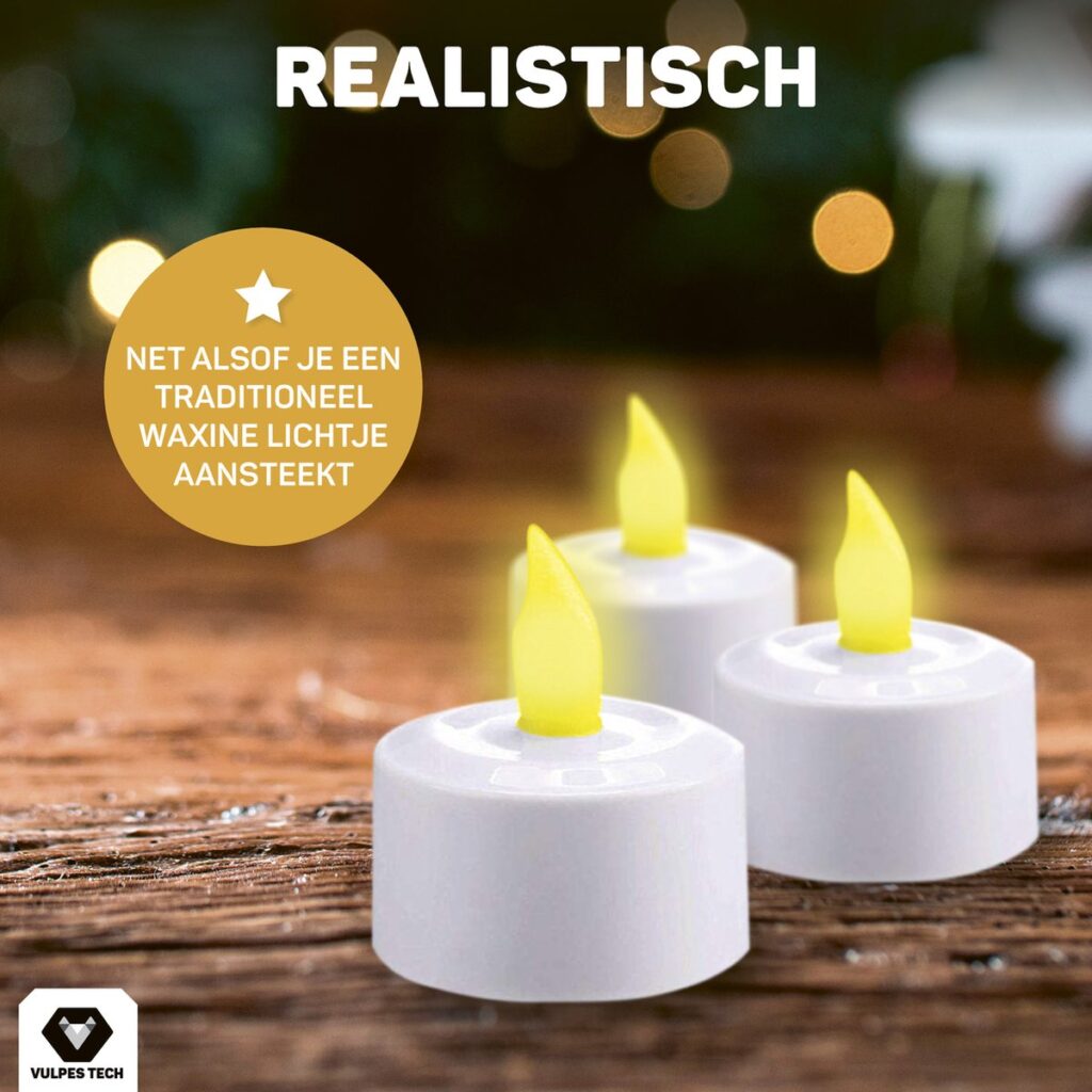 LED Kaarsen Oplaadbaar PRO Incl. Afstandsbediening - Vulpes Goods
