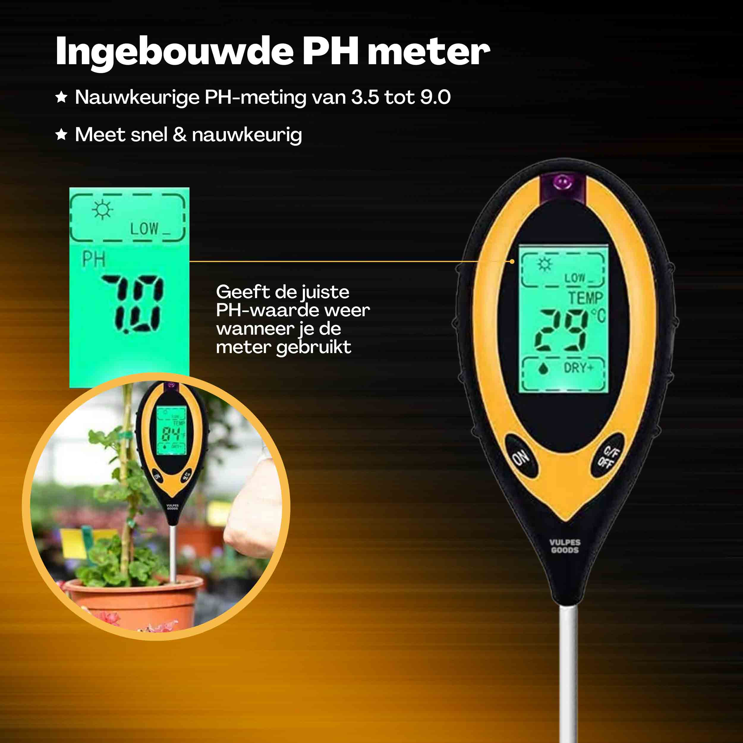 Vochtmeter Bodem Planten - Vulpes Goods