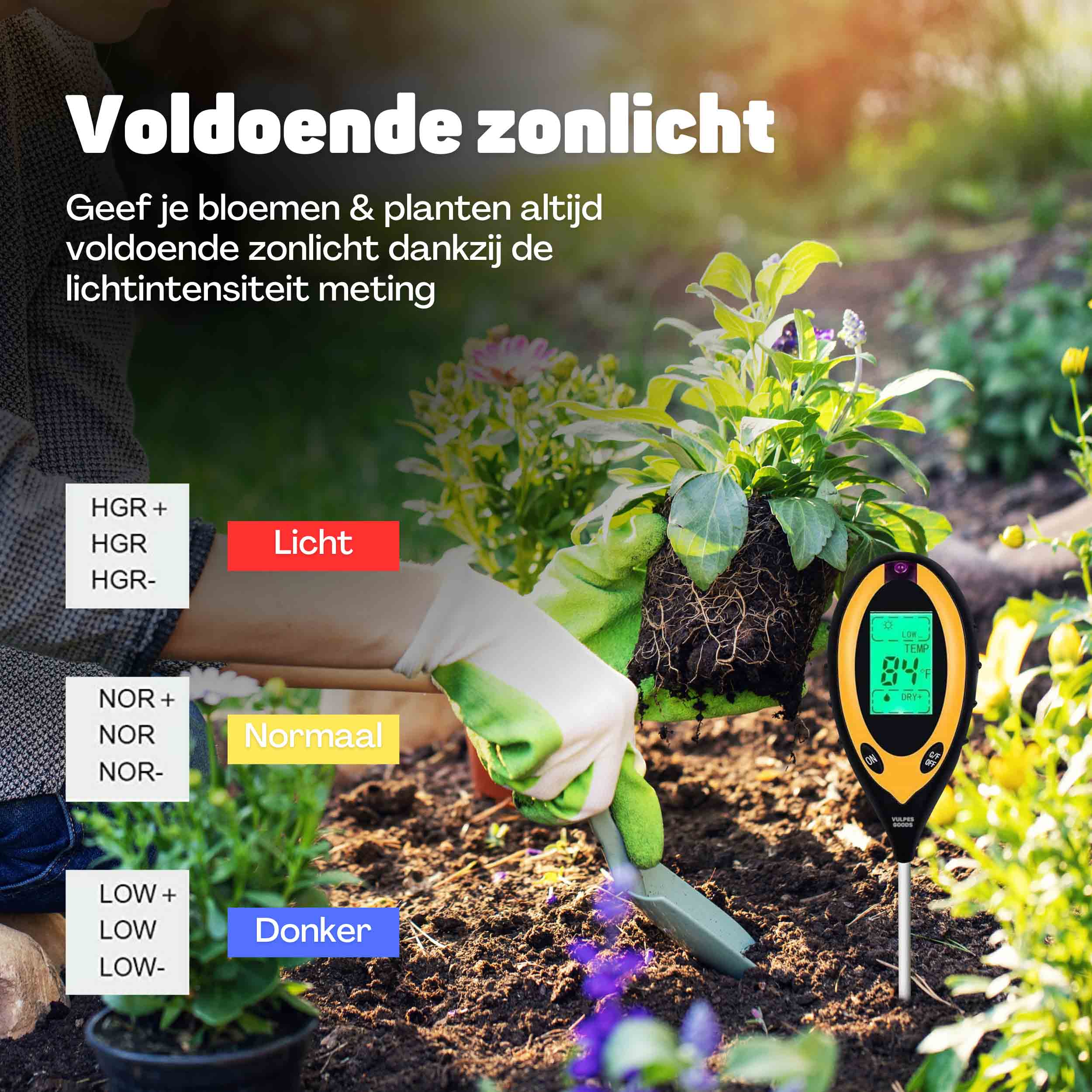 Vochtmeter Bodem Planten - Vulpes Goods