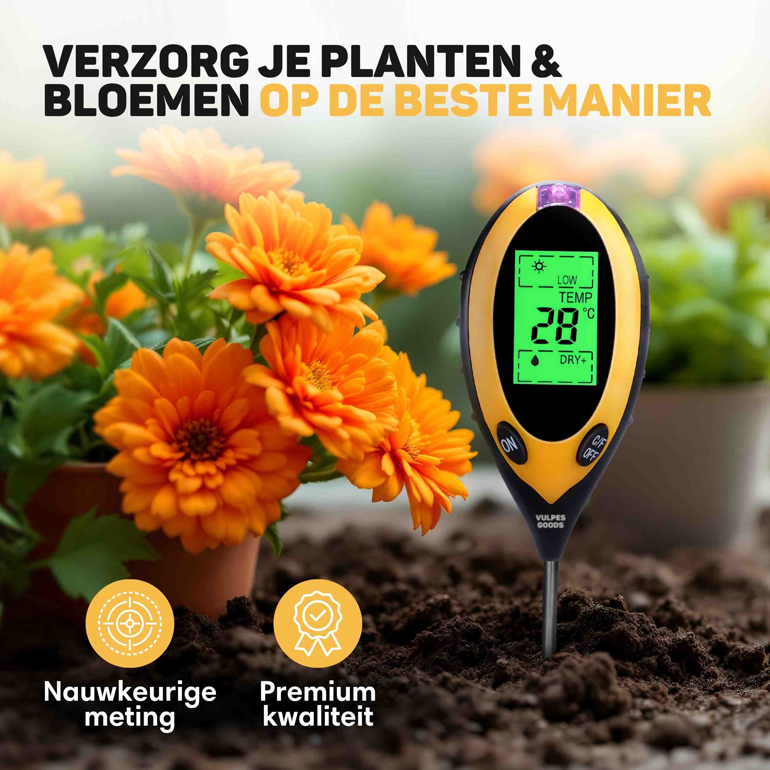 Vochtmeter Bodem Planten - Vulpes Goods