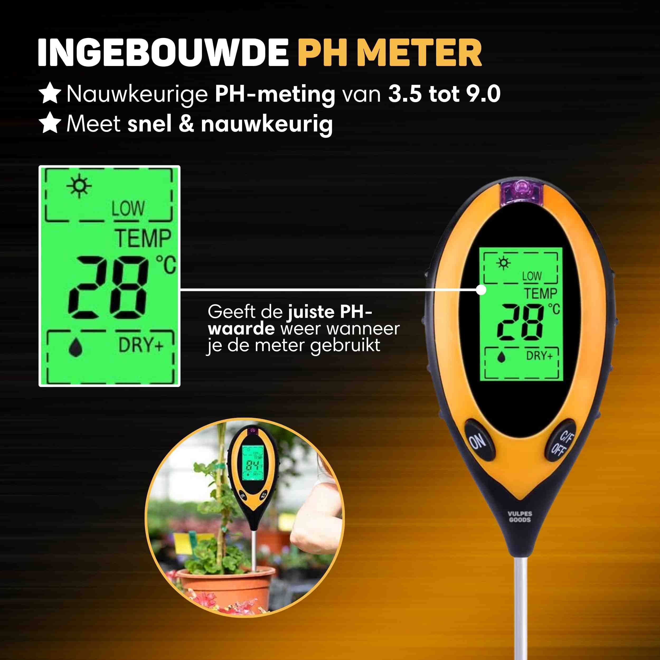 Vochtmeter Bodem Planten - Vulpes Goods