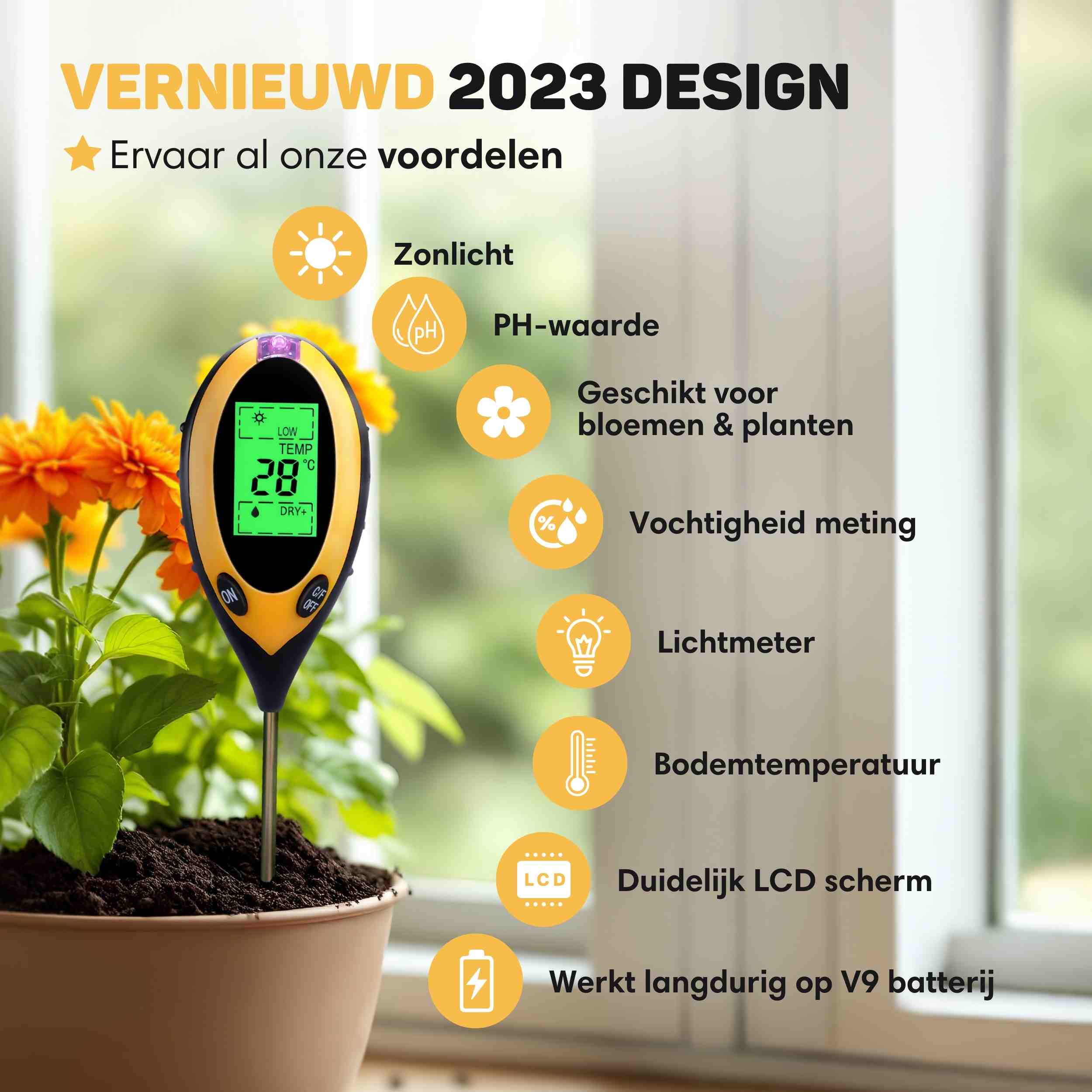 Vochtmeter Bodem Planten - Vulpes Goods