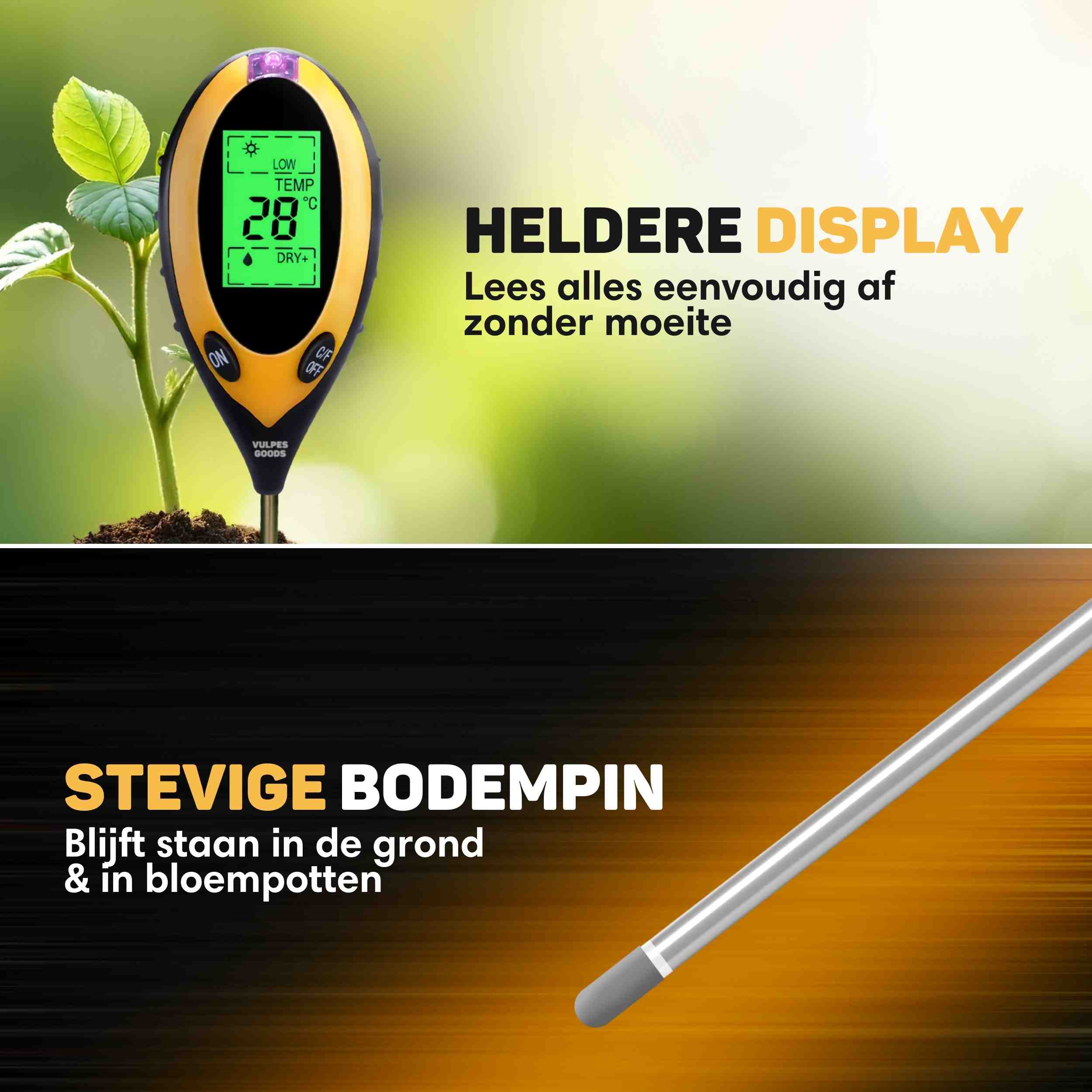 Vochtmeter Bodem Planten - Vulpes Goods