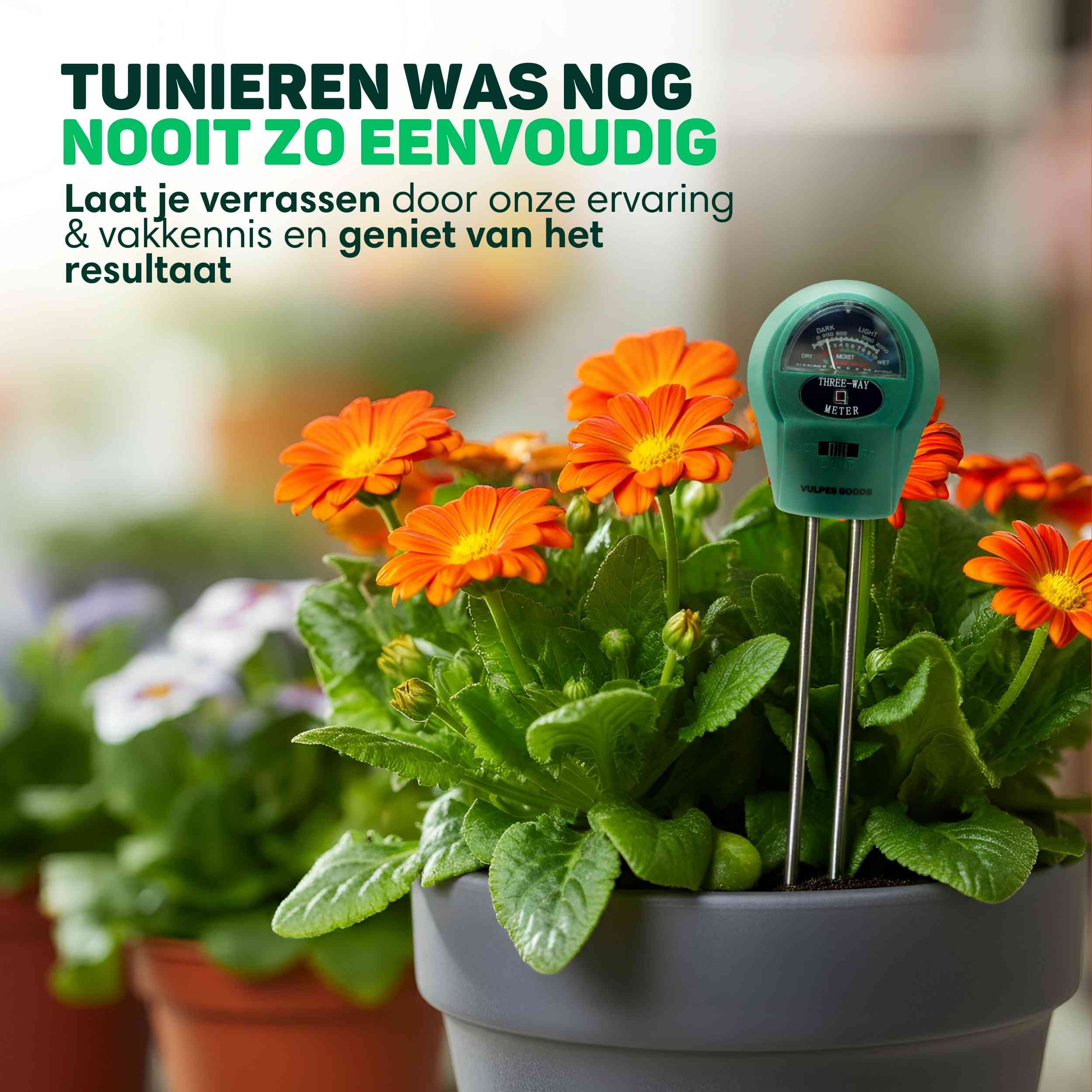 Vochtmeter Bodem Planten PRO - Vulpes Goods