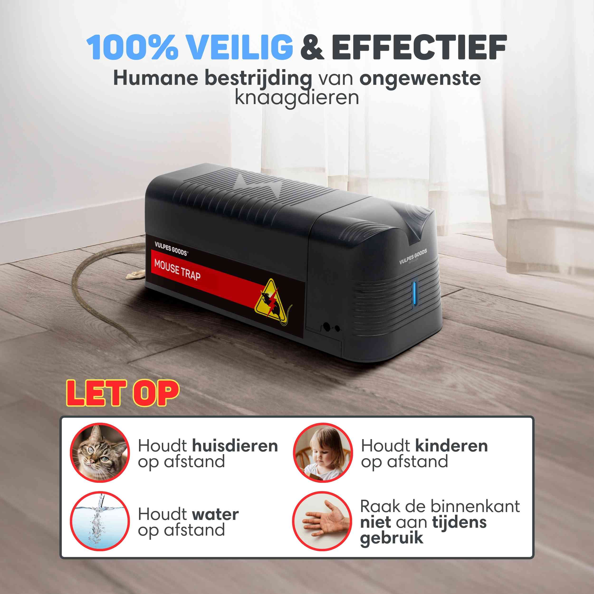 Elektrische Muizenval - Vulpes Goods